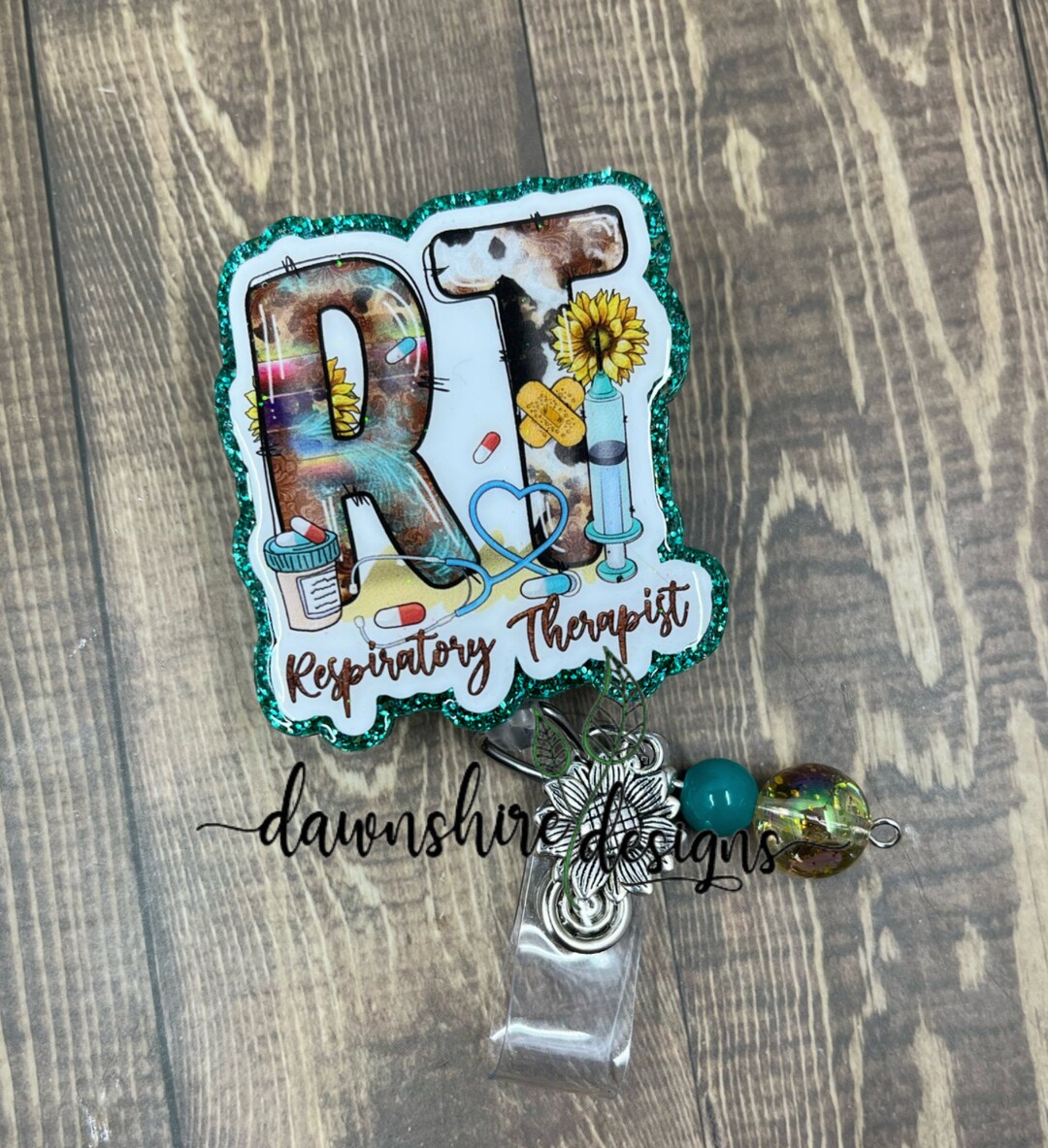 RT Badge Reel, Respiratory Therapist Badge Holder, Gift for RT, Gift ...