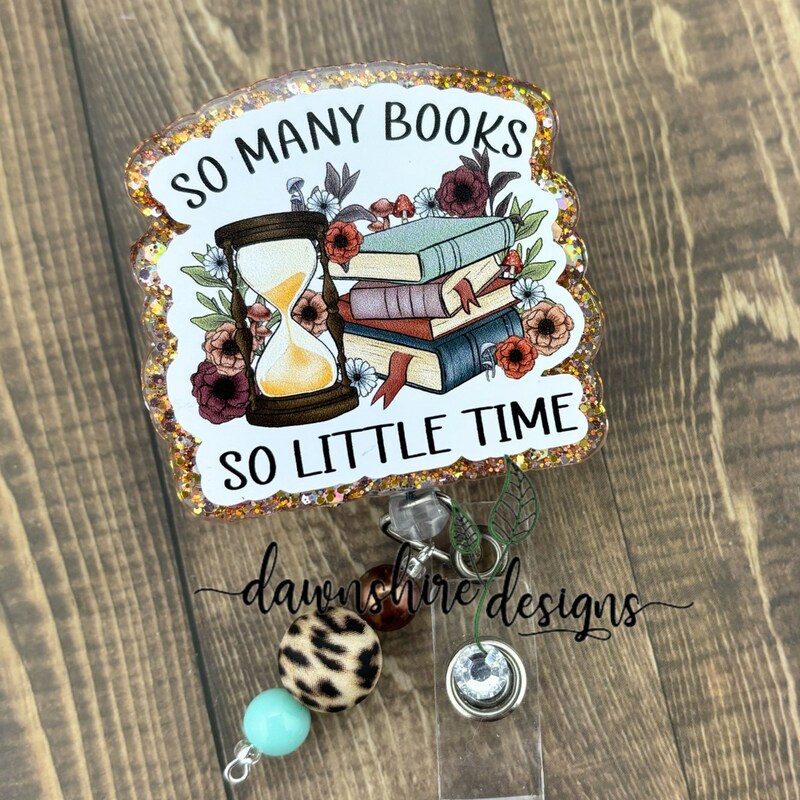 Book Badge Reel - Etsy