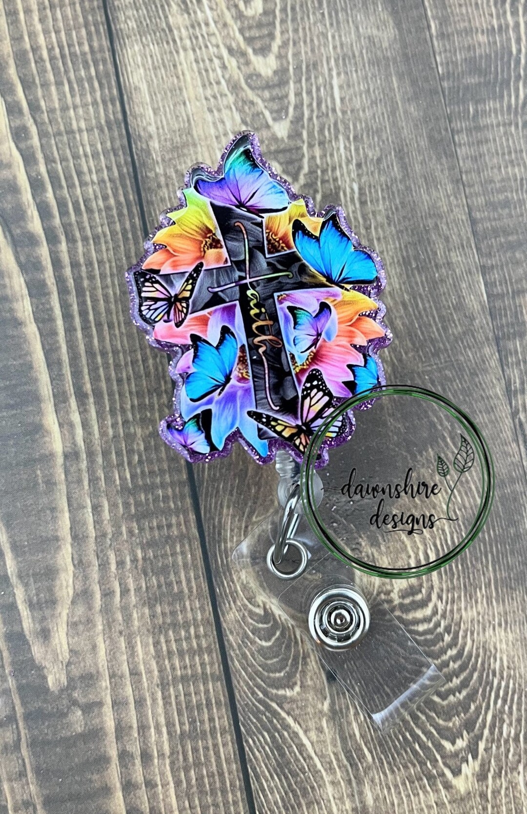 Faith Badge Reel, Inspirational Badge, Christian Badge Reel, Cross ...