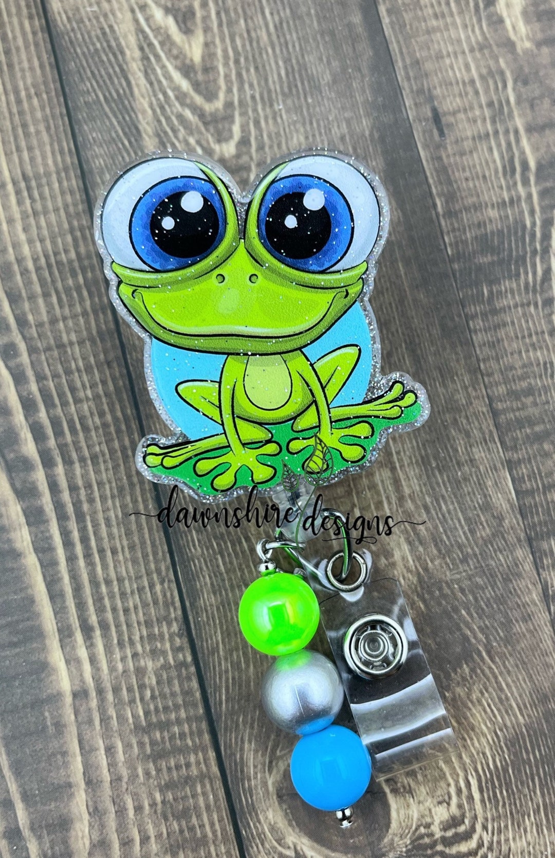 Frog Badge Reel, Badge Reel for Nurse, Badge Reel for Teacher, Badge ...