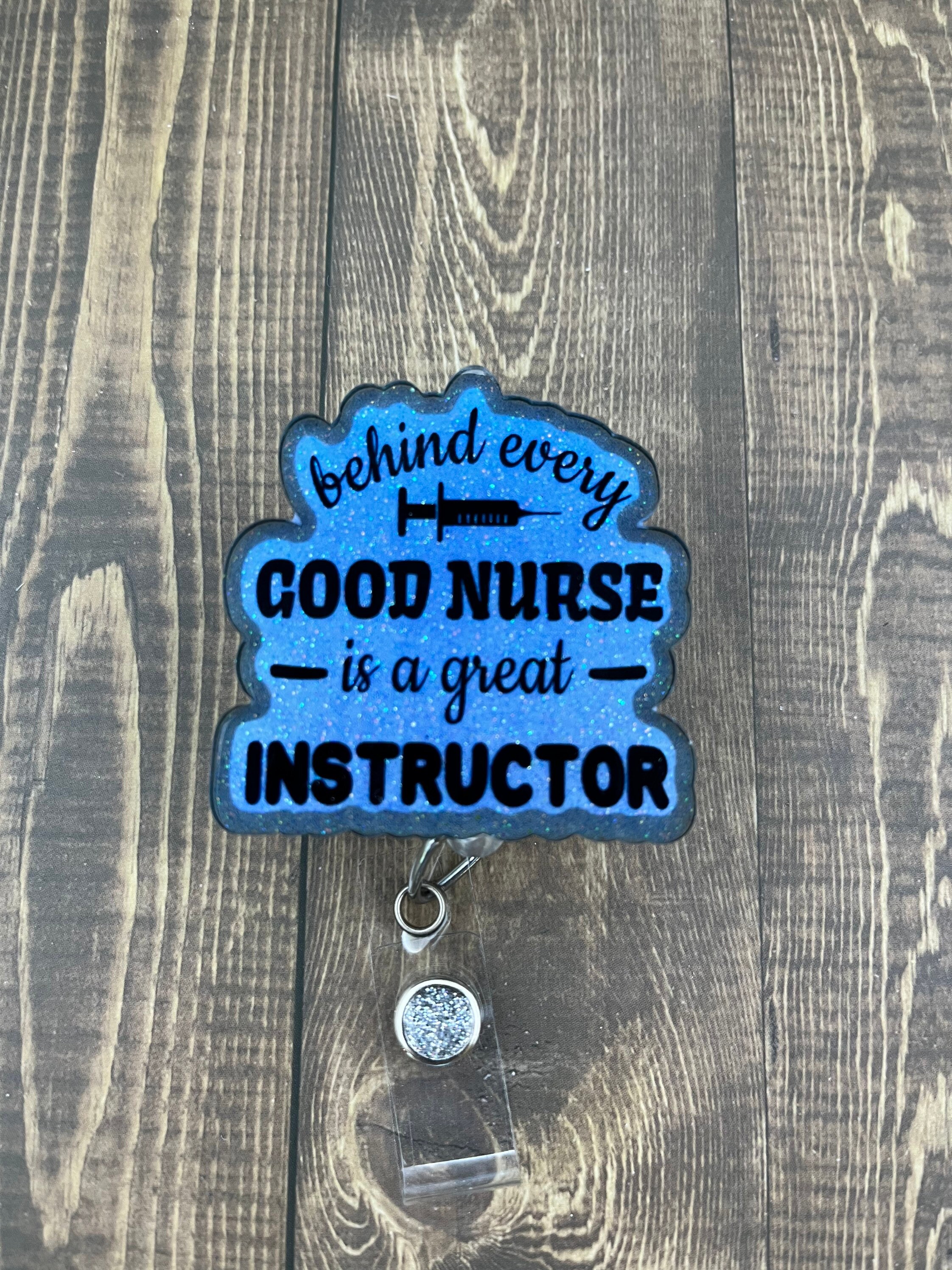 Nursing Instructor Badge Reel. Nurse Educator Badge Reel. Gift - Etsy