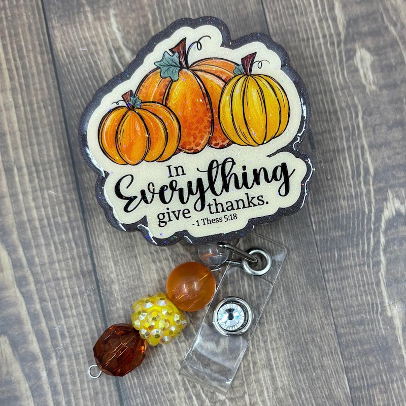 Thanks Giving Badge - Etsy