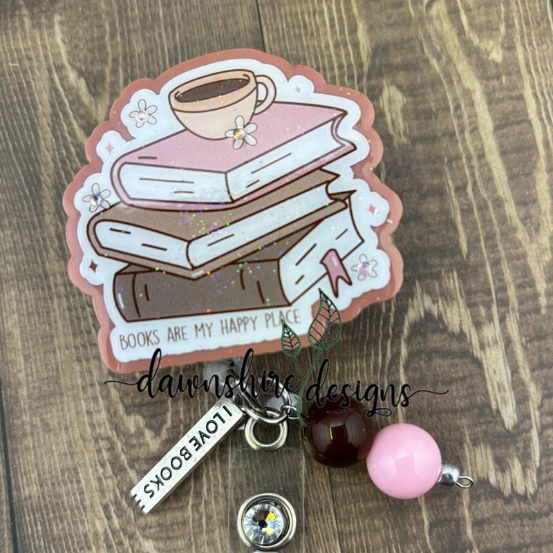 Book Badge Reel - Etsy