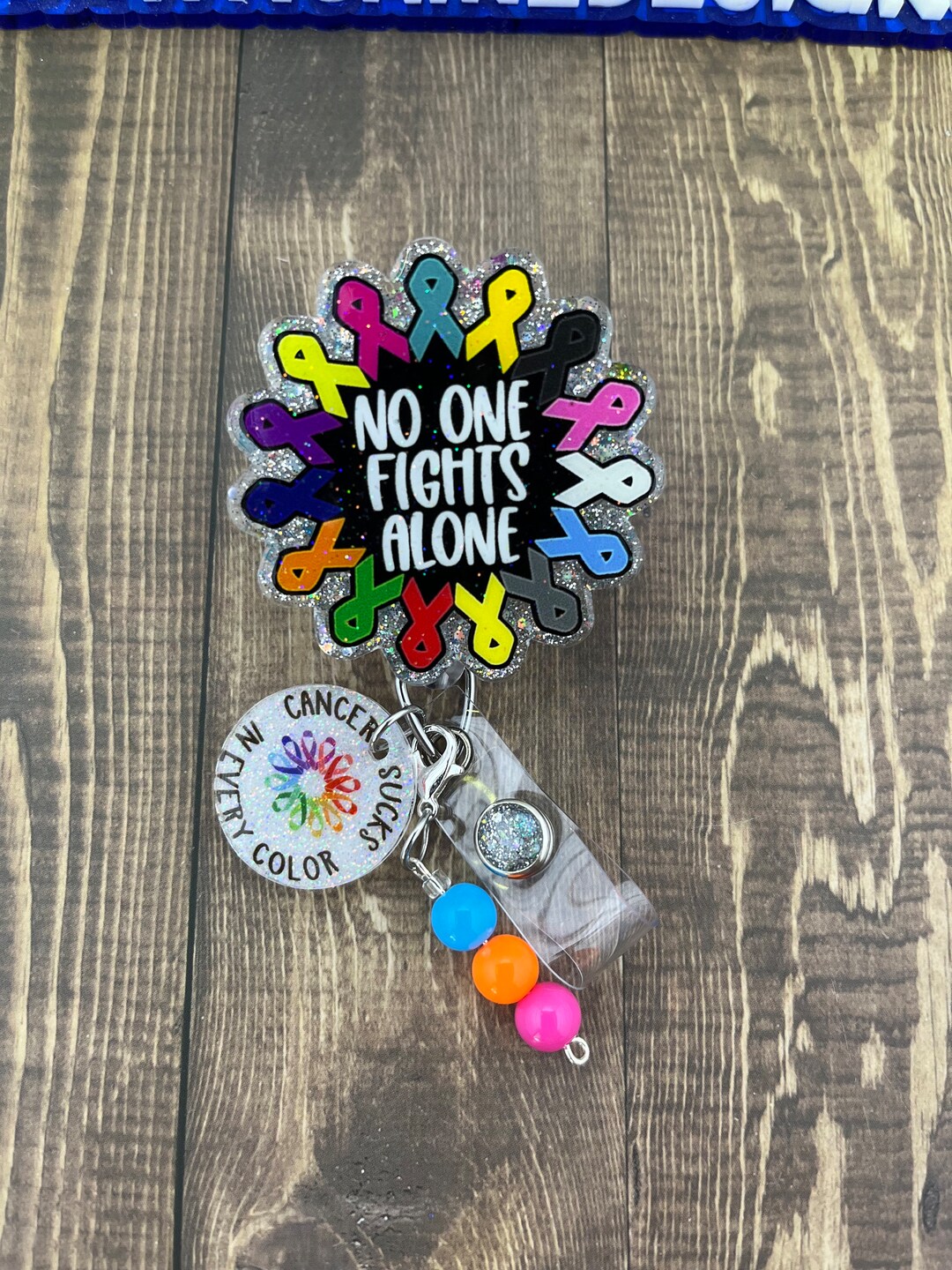 Cancer Awareness Badge Reel. Ribbon Badge Reel, Badge Reel for Oncology ...