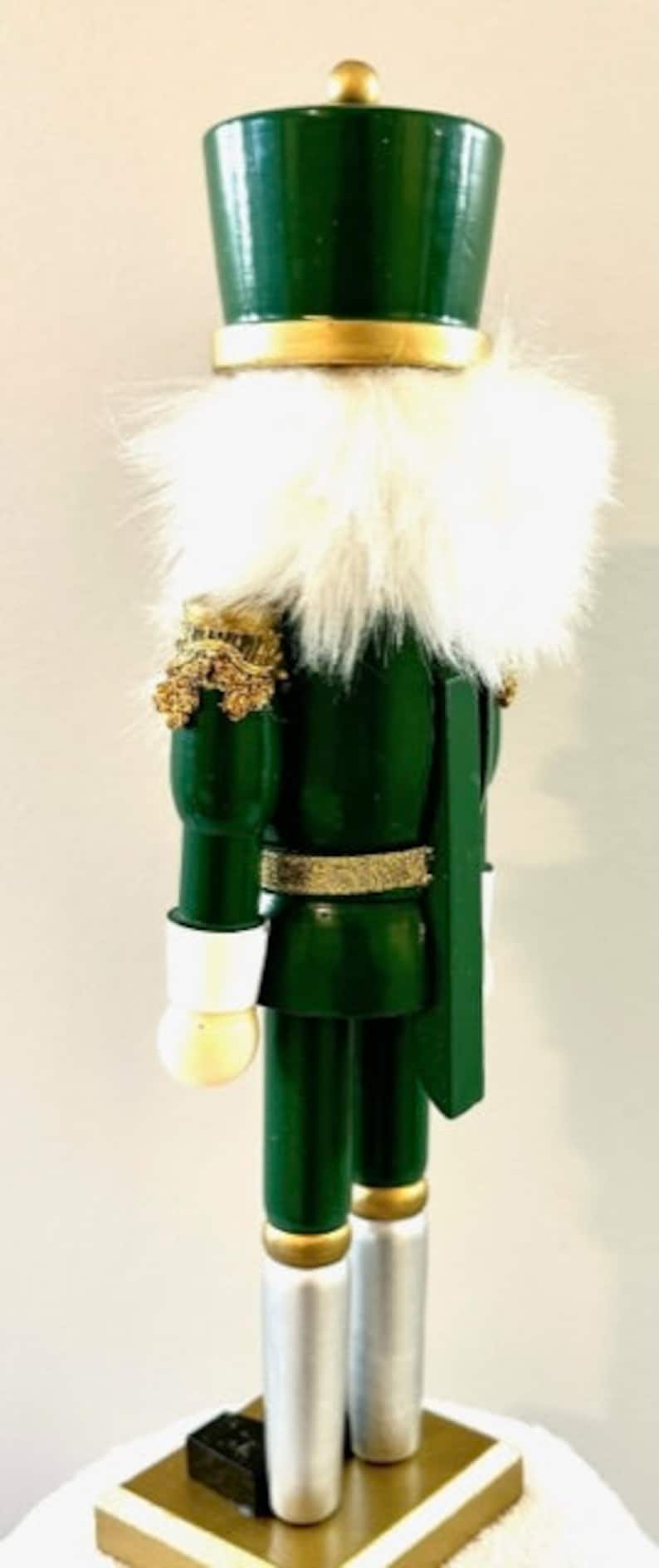 Nutcracker Green Soldier 12 Inch Wooden Nutcracker Ornament - Etsy