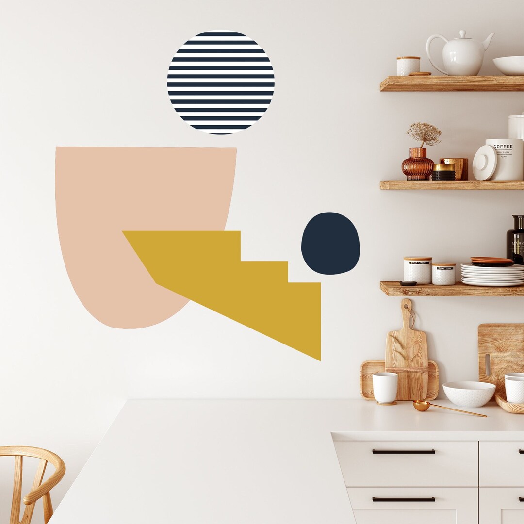 Removable Peel-and-stick Geometric Wall Stickers Made in Quebec ...