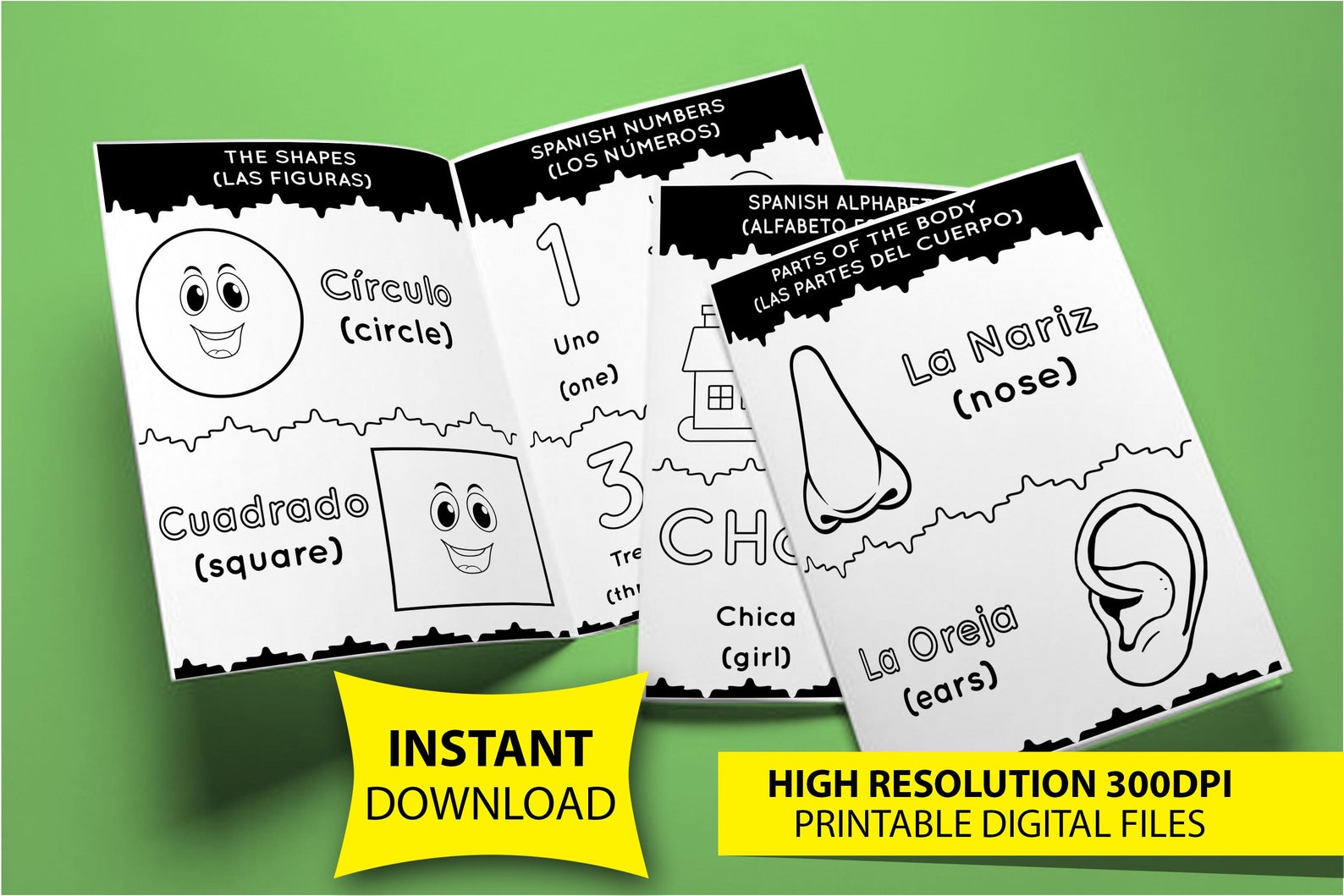 Printable Spanish Word Search Puzzles for Kids, Bilingual Coloring ...