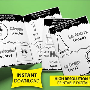 Printable Spanish Word Search Puzzles for Kids, Bilingual Coloring ...