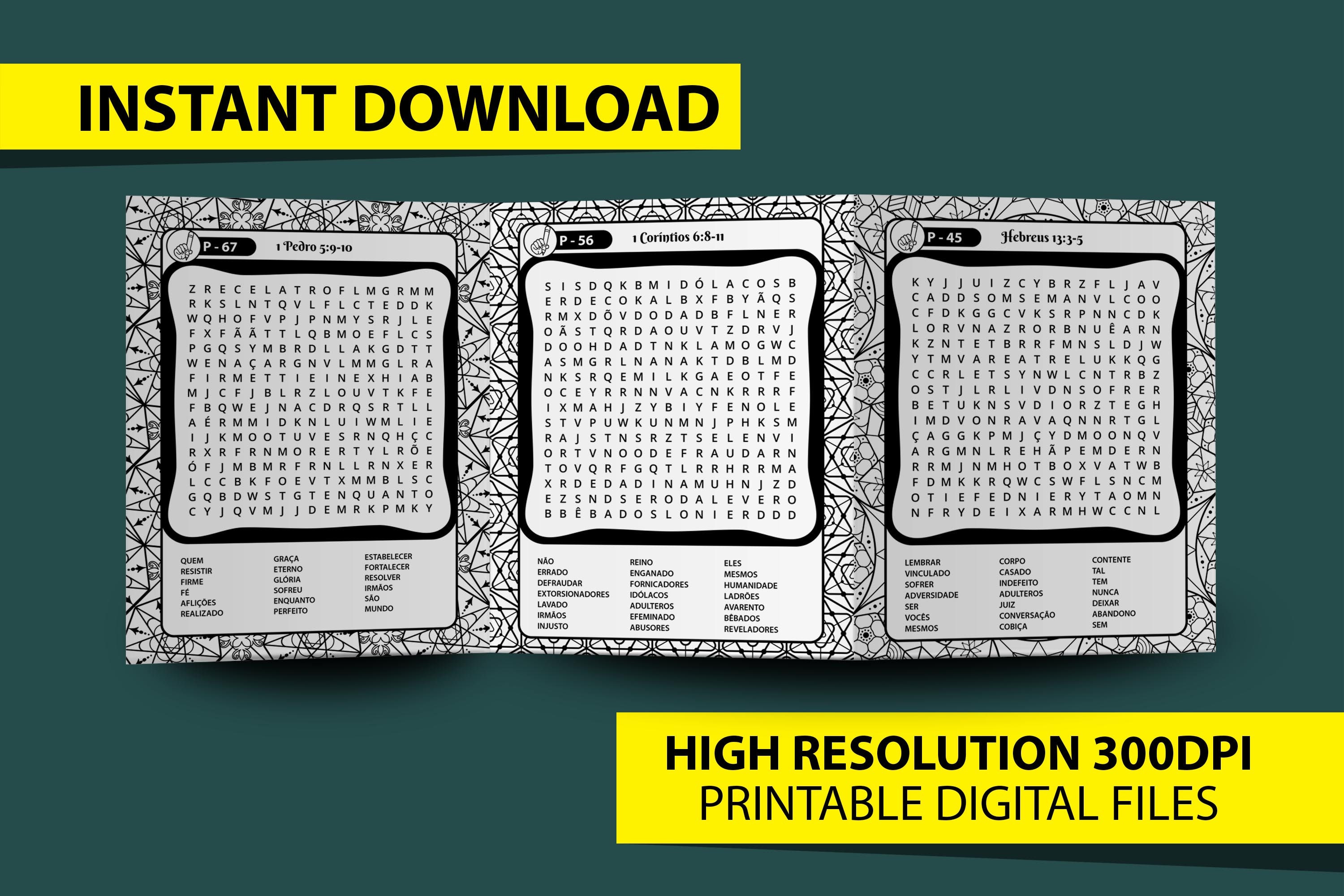 Biblical Word Search Puzzle Book: Promises of God (large Print) - Etsy