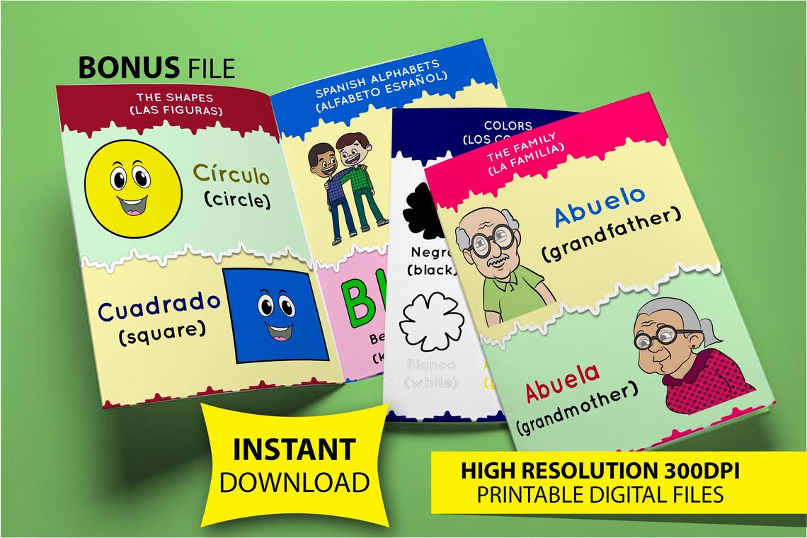 Printable Spanish Word Search Puzzles for Kids, Bilingual Coloring ...