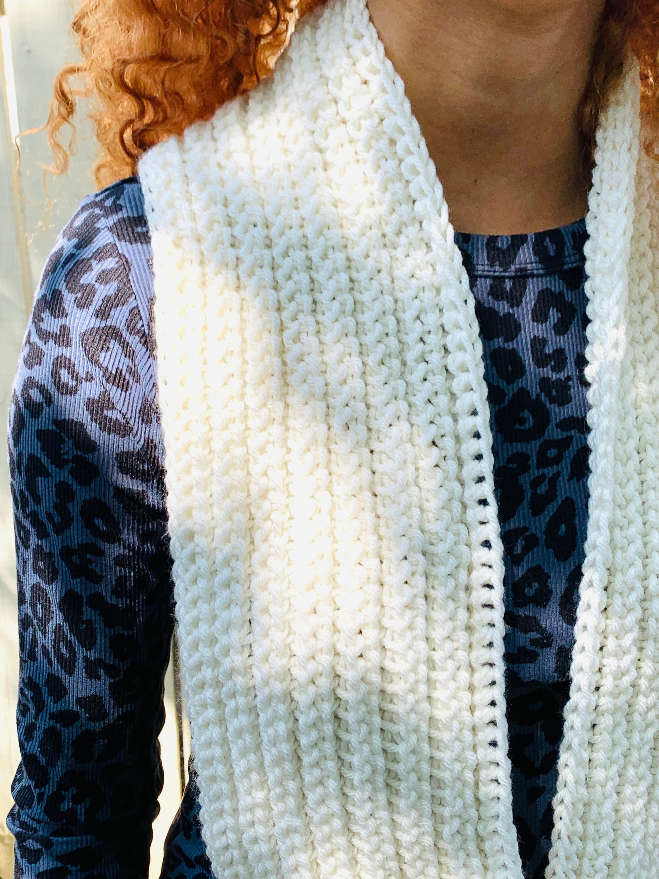 Tunisian Crochet Scarf & Blanket Stitch Pattern - Etsy