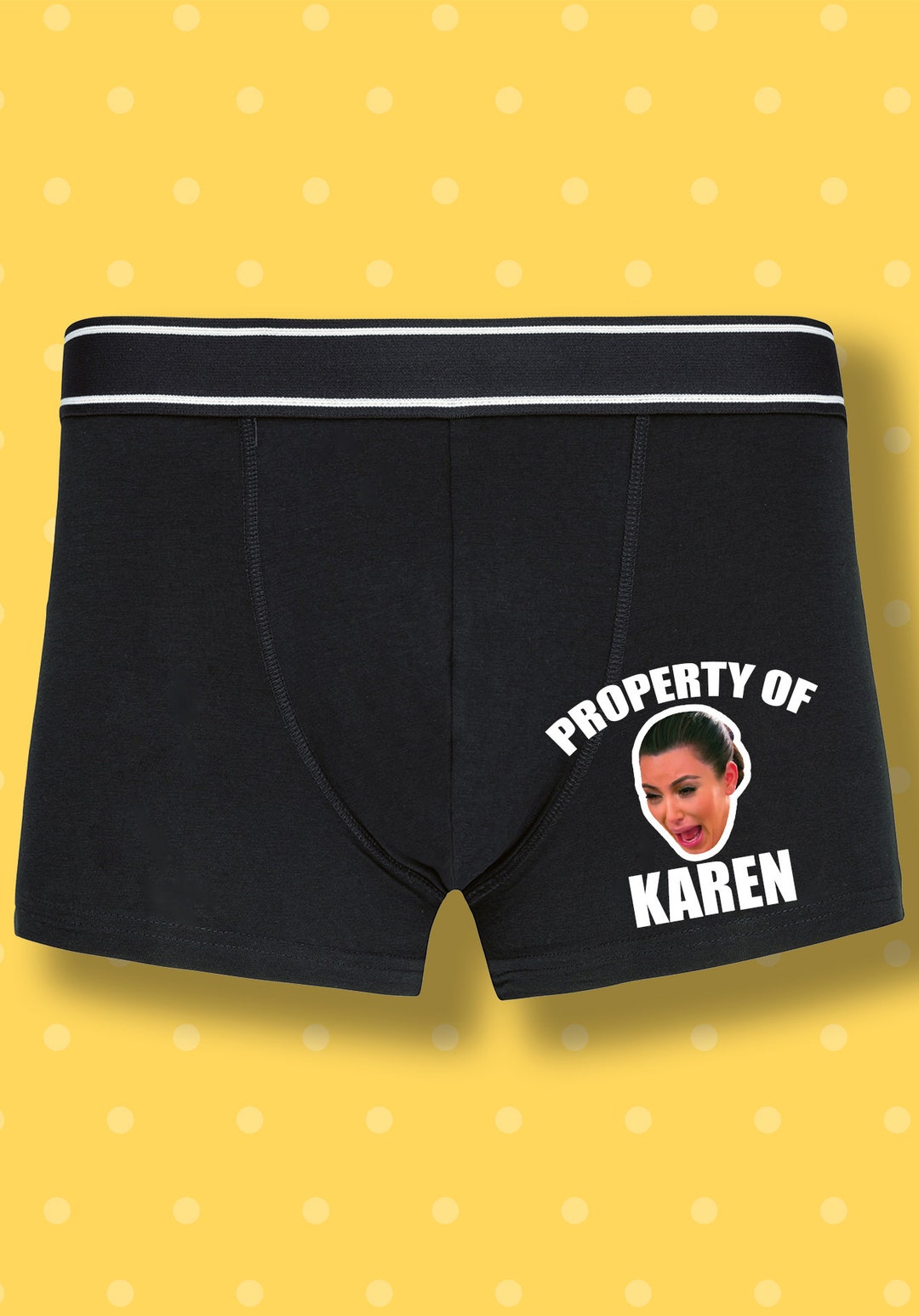 Property of Name Personalised Boxer Custom Funny Men Underwear ...