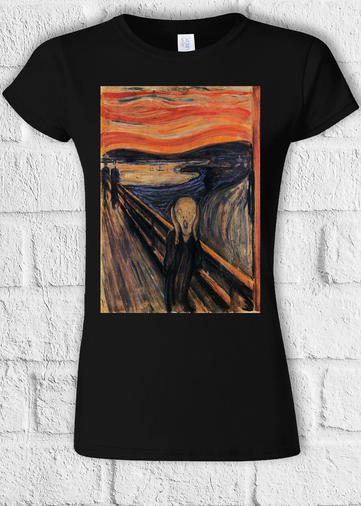 The Scream Edvard Munch Painting Art T Shirt Hoodie Sweatshirt Baseball ...