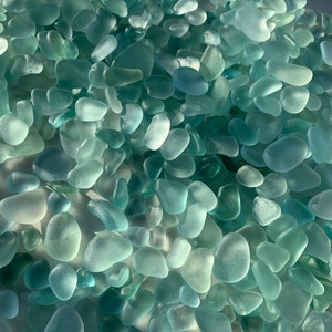 Aqua Marine Sea Glass 10mm-25mm From Kent, UK Beaches - Assorted Sizes ...