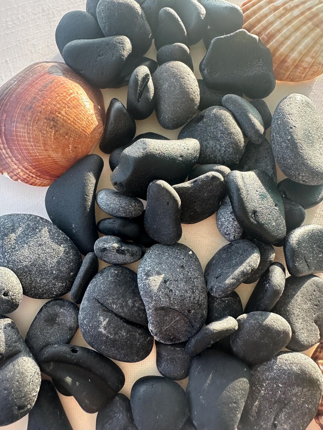10 X Black Pirate Sea Glass 15-40mm - Spanish Beaches - Etsy