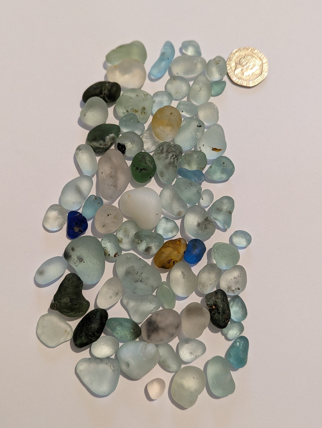 75 X Gorgeous Bonfire Sea Glass From Kent, UK Beaches 10-30mm - Etsy