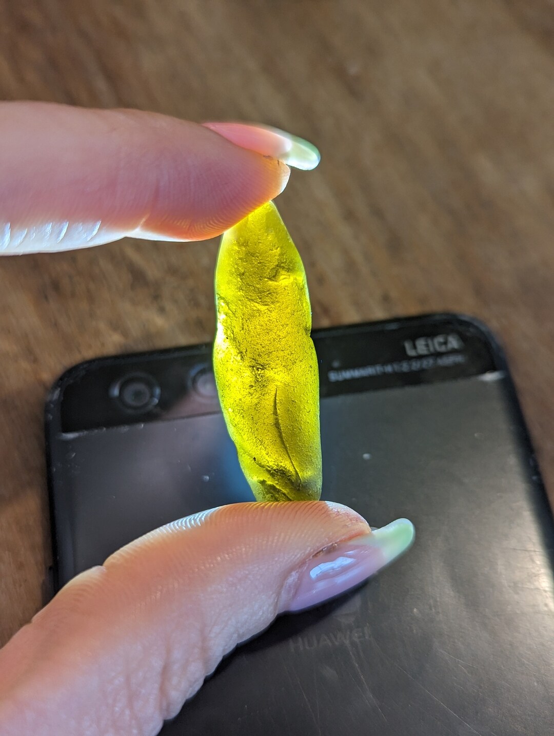 3 X Rare Orange/ Yellow Pirate Sea Glass 20mm 40mm Long From Kent, UK ...