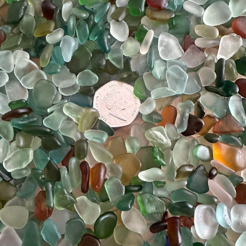Tumbled Glass - Etsy