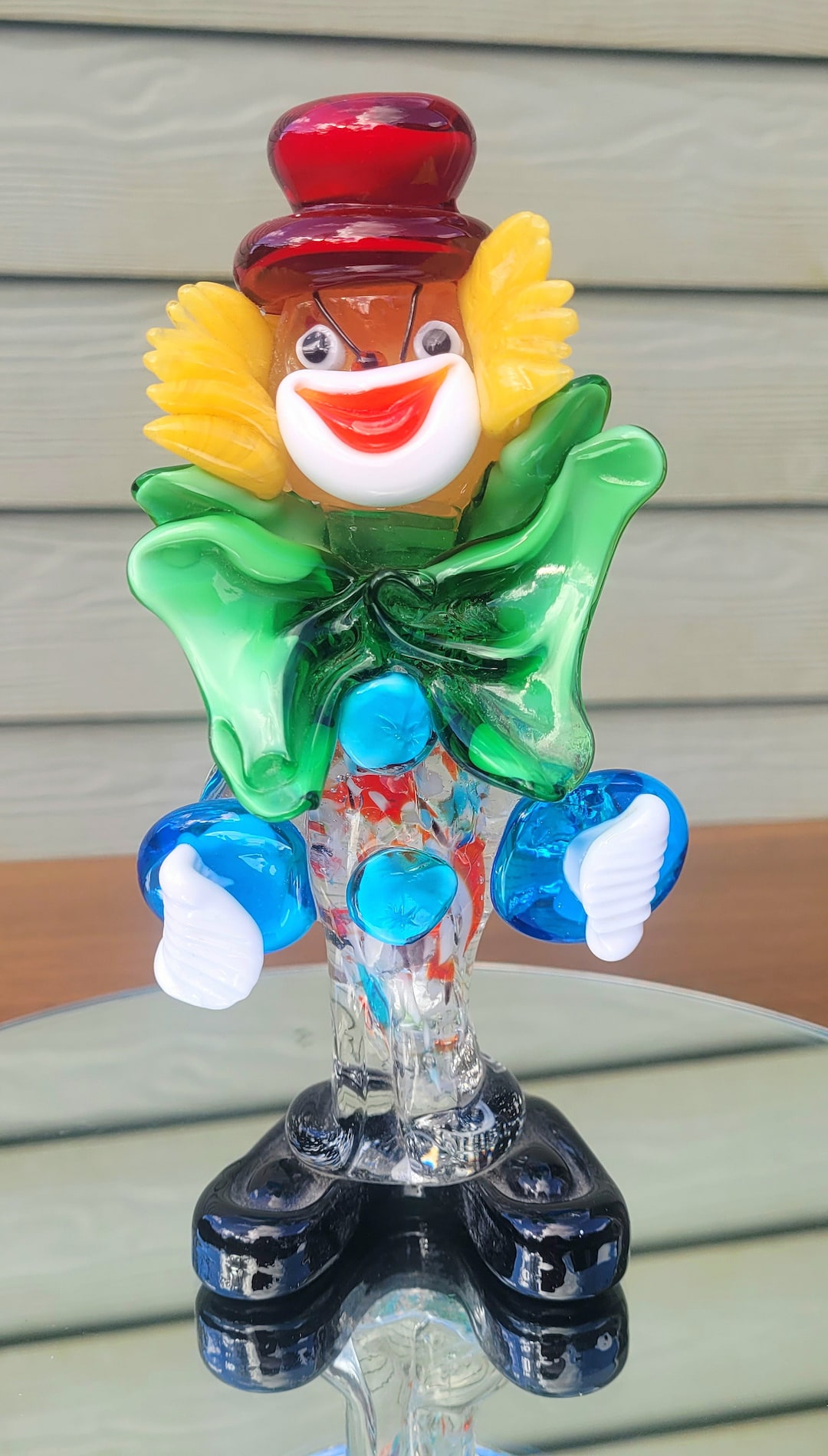 Vintage Murano Glass Clown 1950/1960's Multi Coloured - Etsy