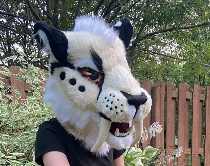 Saber Tooth Tiger Fursuit Head and Tail - Etsy