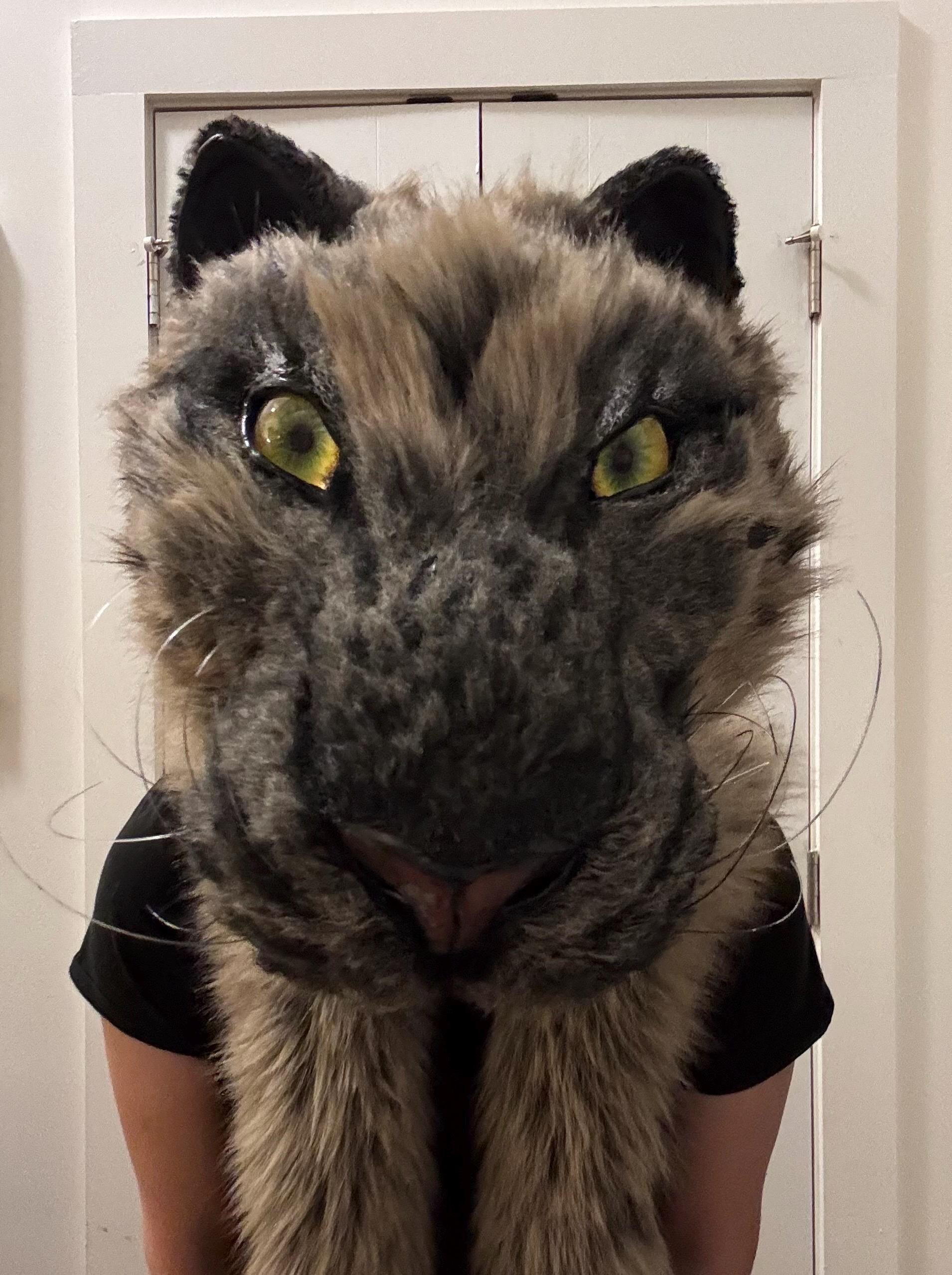 Saber Tooth Tiger Headdress Fursuit - Etsy