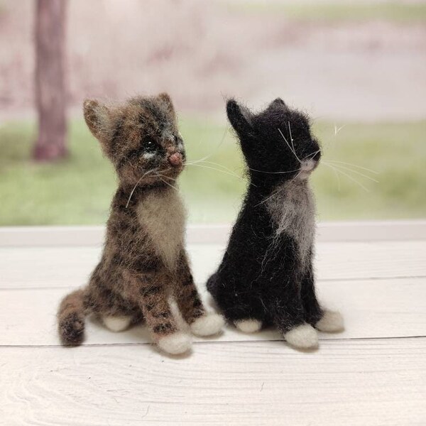 Felt Cat - Etsy