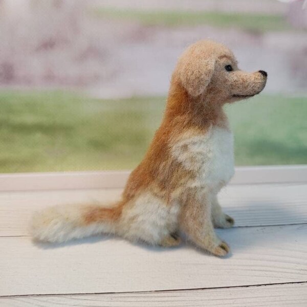 Felt Golden Retriever - Etsy