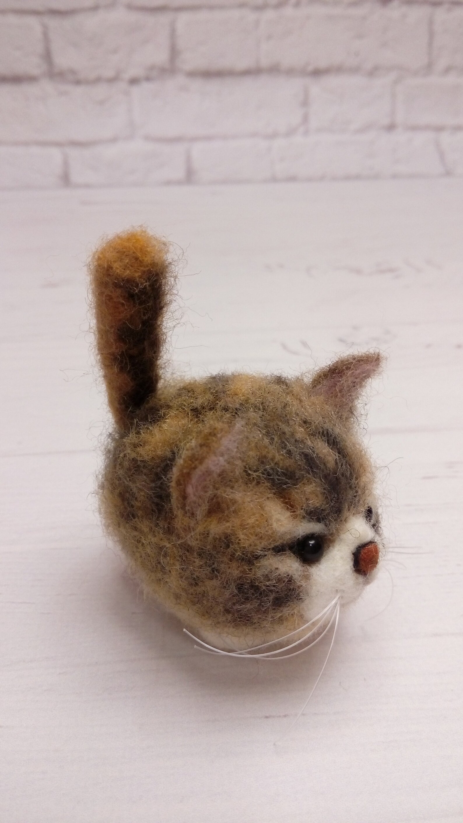 Needle Felted Tabby Cat, Custom Cat Sculpture - Etsy