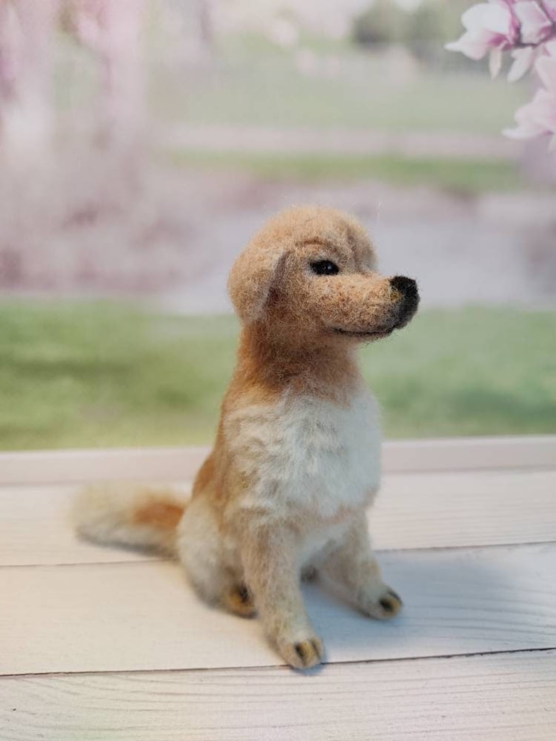 Needle Felt Wool Dog, Golden Labrador Retriever - Etsy