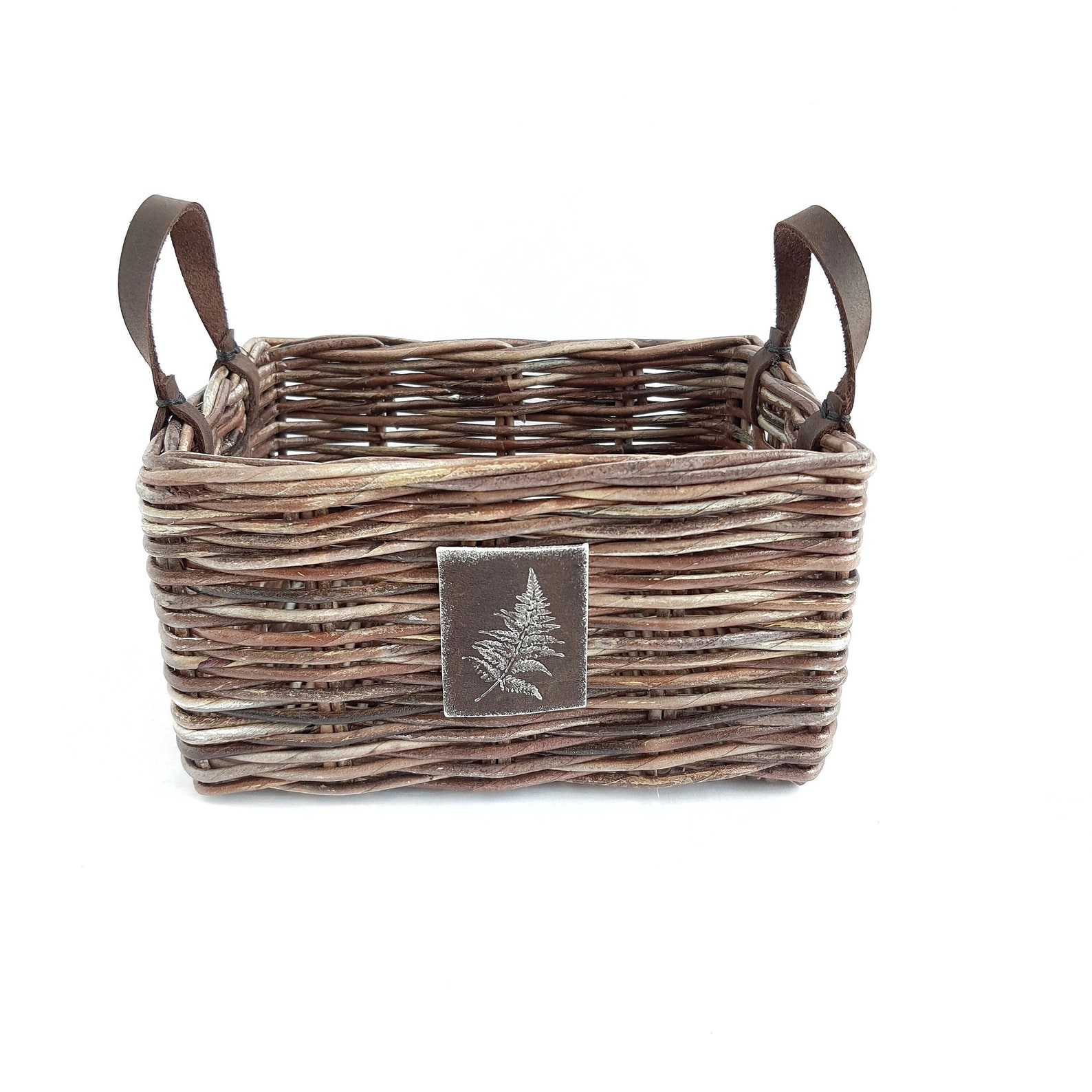 Small Kitchen Basket Storage Rectangular Wicker Basket With - Etsy