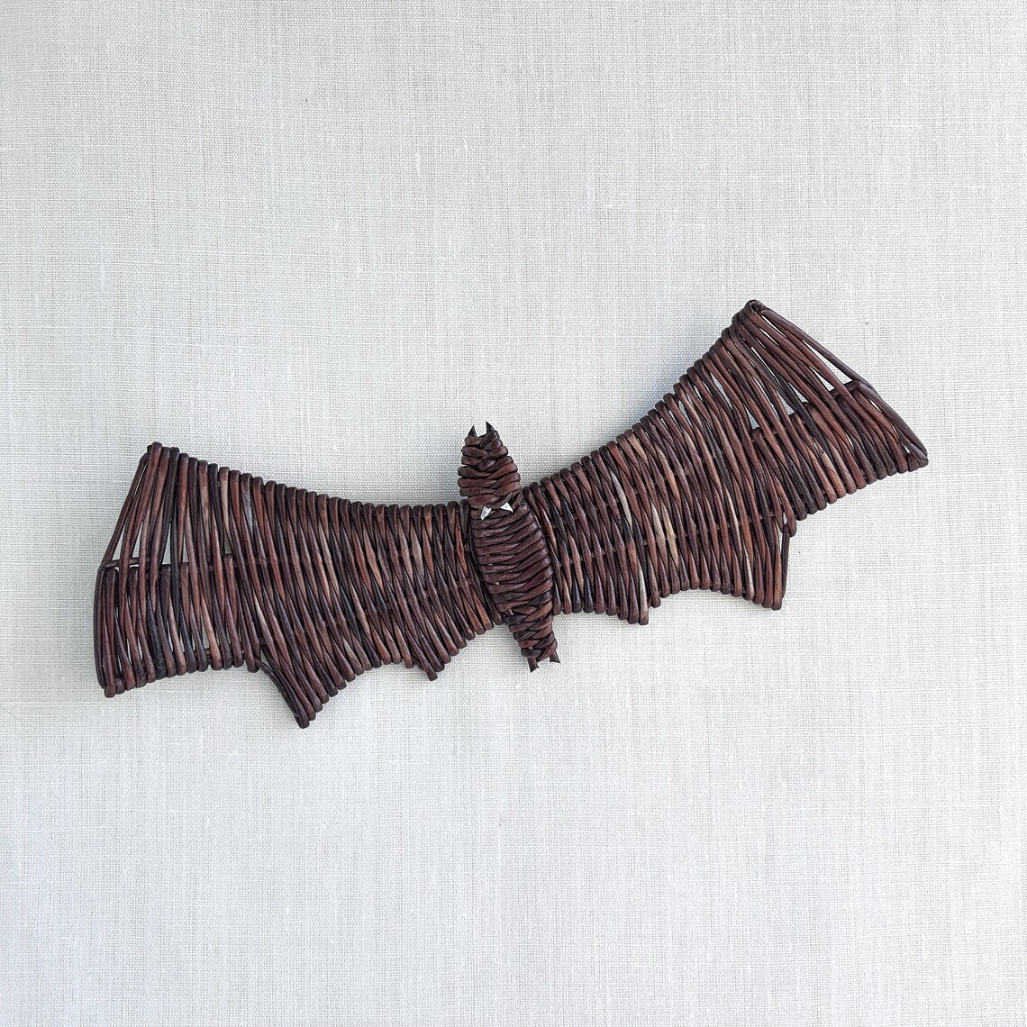 Halloween Bats Wicker Wall Decor Hanging Scary Bats Wicker - Etsy
