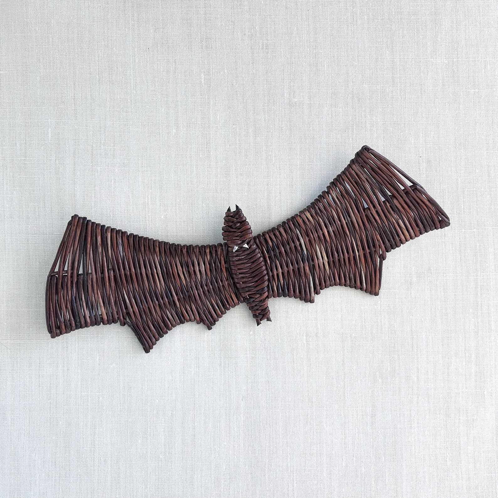Halloween Bats Wicker Wall Decor Hanging Scary Bats Wicker - Etsy