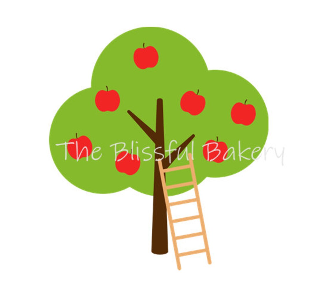 Apple Tree With Ladder Cookie Cutter - Etsy