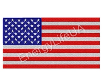 LOVE USA FLAG Machine Embroidery Design 5 Sizes - Etsy