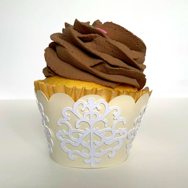 Lace Cupcake Wrapper - Etsy