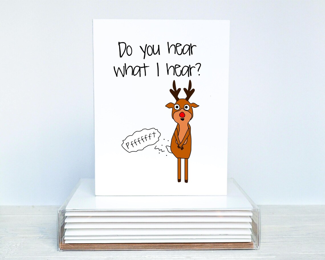 Funny Reindeer Christmas Note Cards: Holiday Boxed Set - Etsy