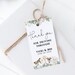 Drive by Baby Shower Editable Favor Gift Tag Template Drive Through ...