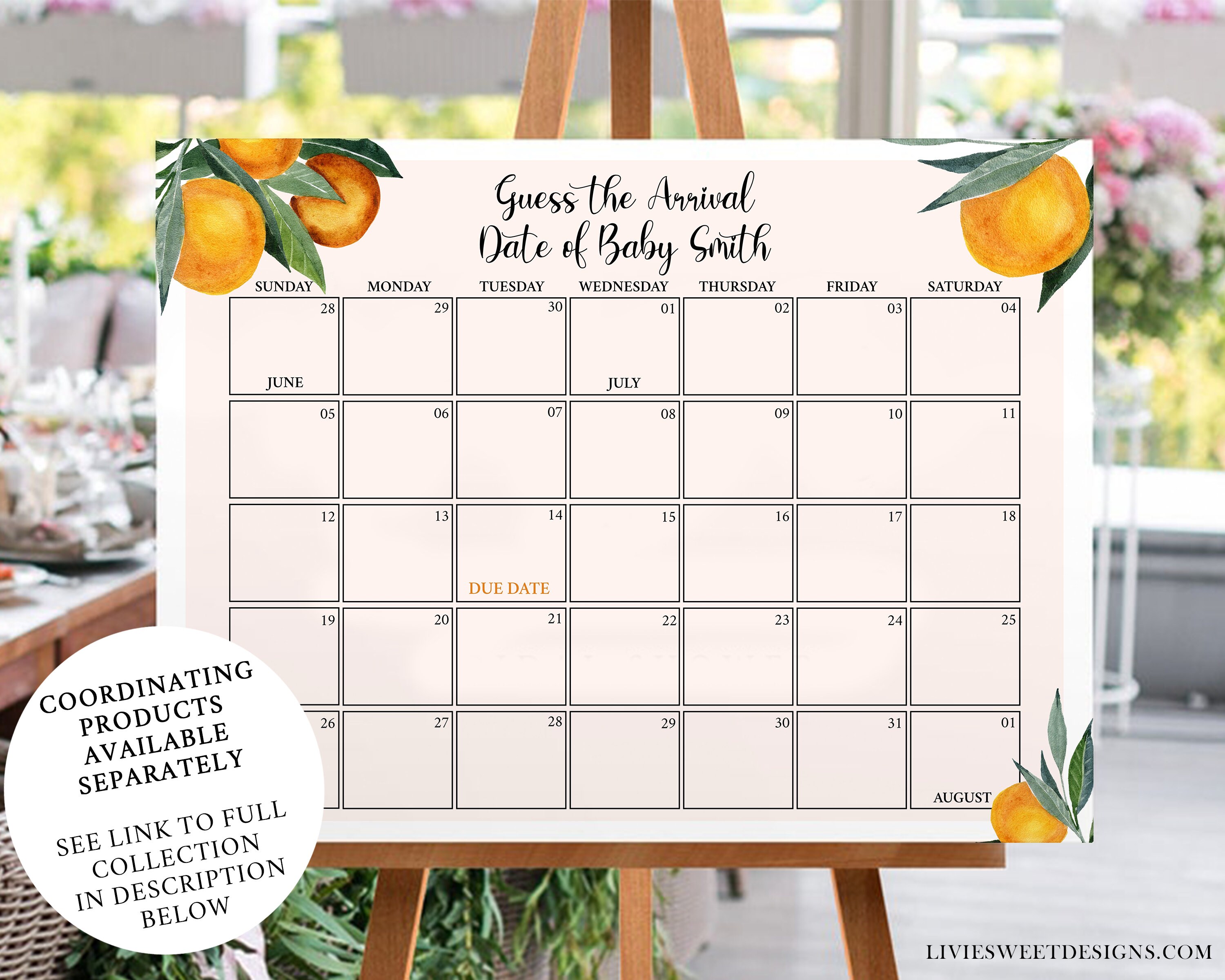 Little Cutie Bridal Shower Printable Menu Template Editable | Etsy