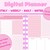 Pretty in Pink Digital Planner, Undated Goodnotes Kawaii Digital ...