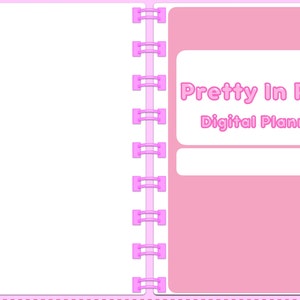 Pretty in Pink Digital Planner, Undated Goodnotes Kawaii Digital ...