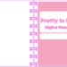 Pretty in Pink Digital Planner, Undated Goodnotes Kawaii Digital ...