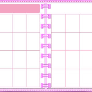 Pretty in Pink Digital Planner, Undated Goodnotes Kawaii Digital ...
