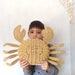 Wicker Crab Hanging Decors, Wicker Nautical Hanging Decors, Wicker ...