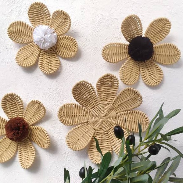 Wicker Flower - Etsy