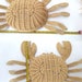 Wicker Crab Hanging Decors, Wicker Nautical Hanging Decors, Wicker ...