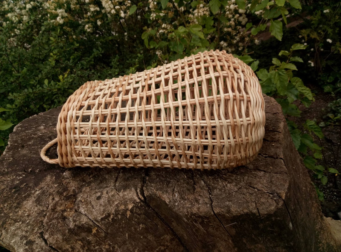 Wicker Decor for the Front Door. Wall Wicker Basket for - Etsy