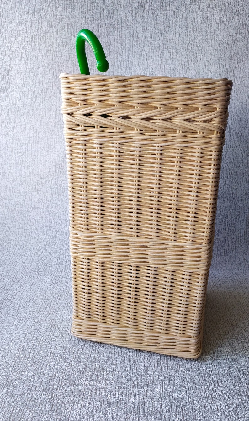 Wicker umbrella stand Wicker hallway basket Umbrella holder | Etsy