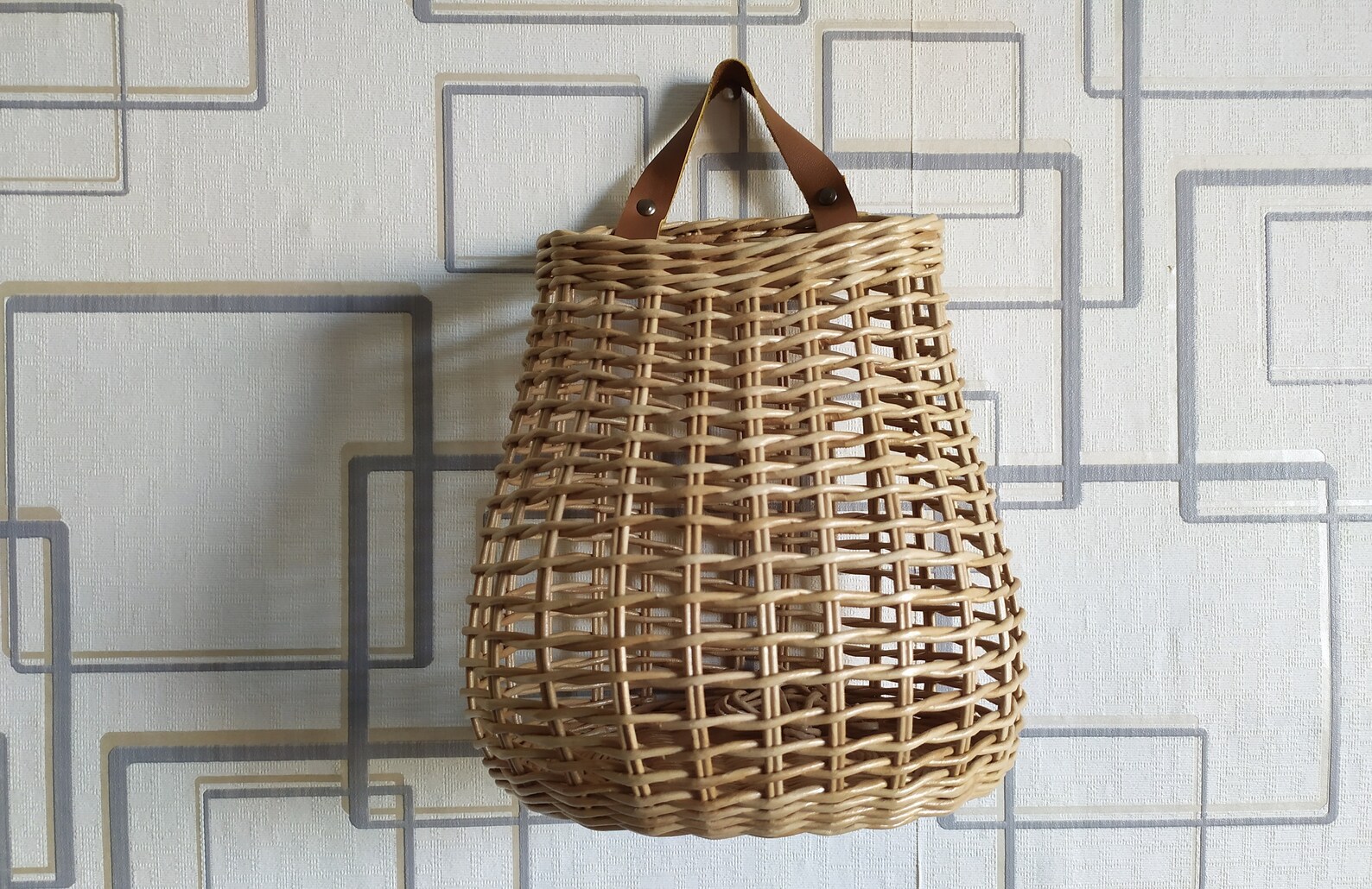 Melange Wicker Decor for the Front Door Wall Wicker Basket - Etsy