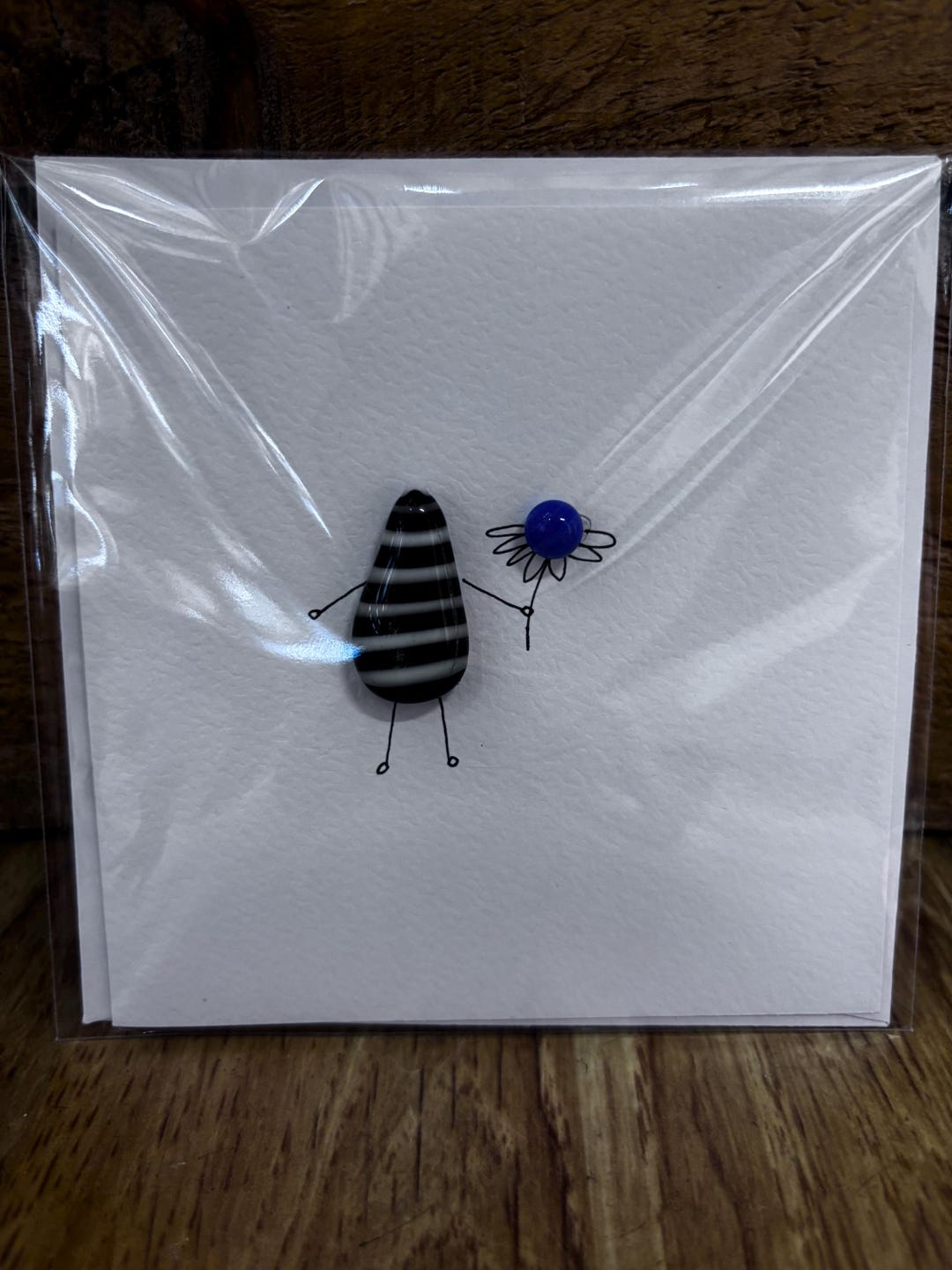 Blank Card Using Fused Glass - Etsy