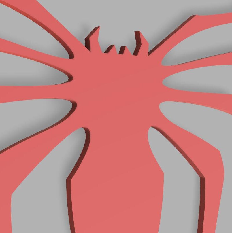 Amazing Spider-man Back Emblem 3D File - Etsy
